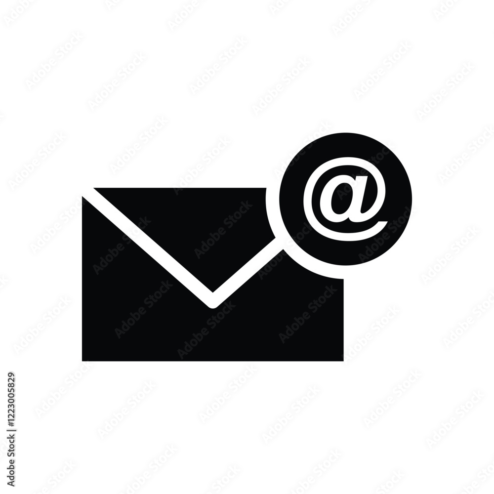 high quality modern anvelope, e mail, icon with minimalist design for ...