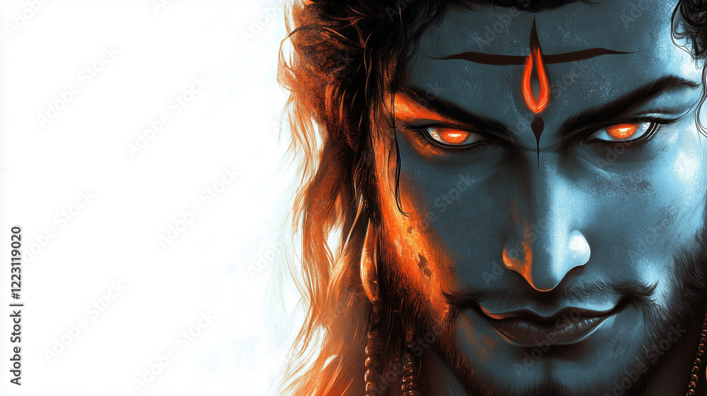 Lord Shiva, the Hindu god of destruction and regeneration, symbolizes ...