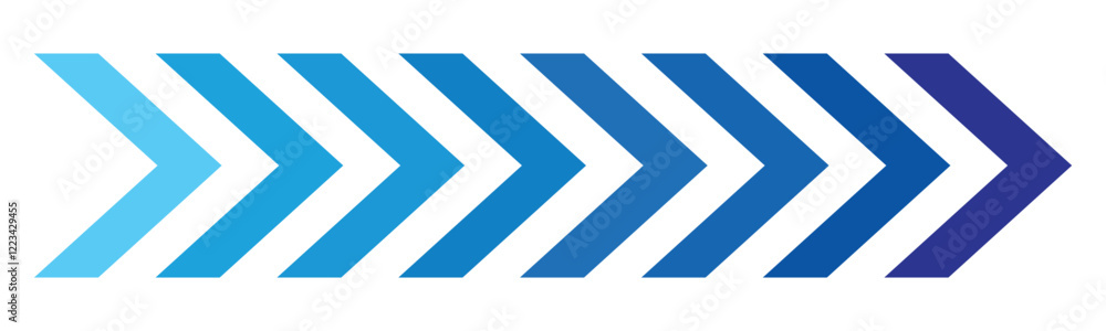 dynamic moving arrow symbol. speed arrow icon. road lines arrow sign ...