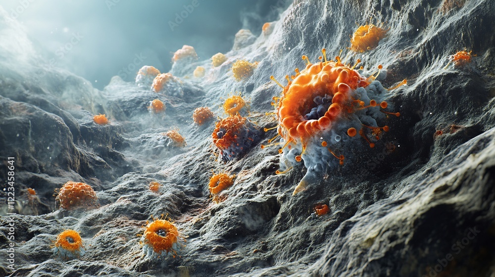Microbial survival mechanisms extreme conditions highlighting ...