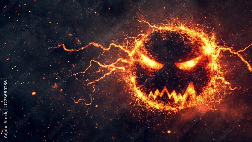 Stock-Illustration „4K HD Wallpapers featuring an Angry Emoji encircled ...