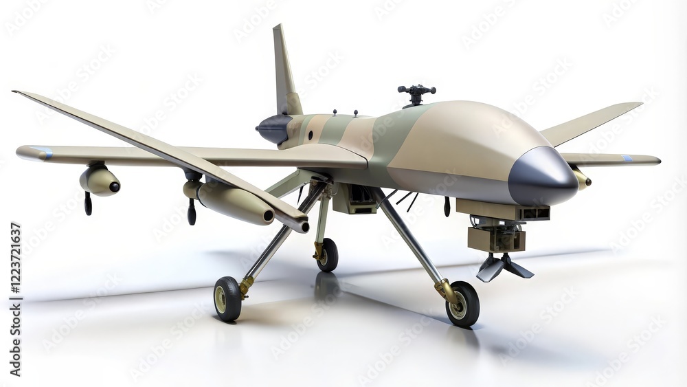 Unmanned Aerial Vehicle (UAV) Model Render Stock Photo | Adobe Stock