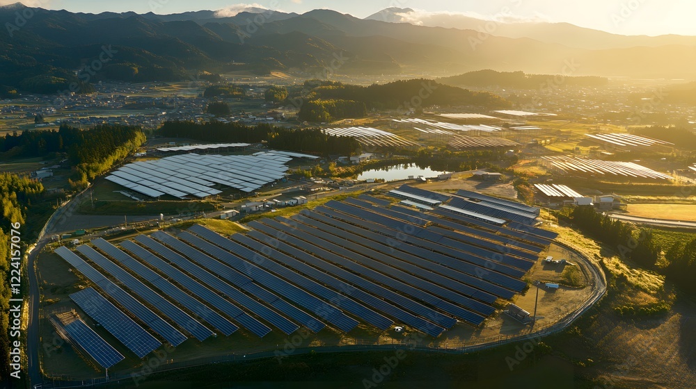 Peak energy demand met with largescale solar farms, converting sunlight ...