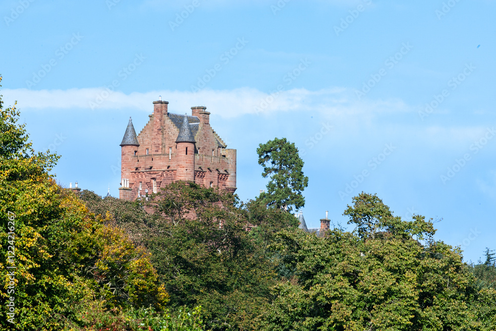 Scottish estate Ayton castle house country manor mansion, Scotland ...