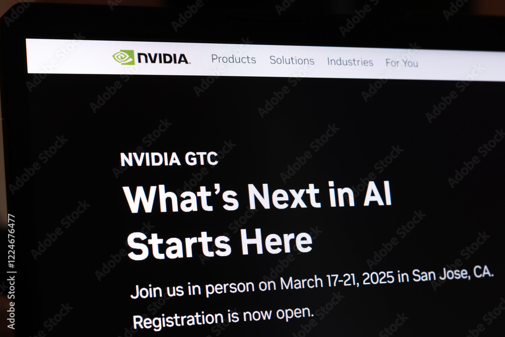 Nvidia gtc event announcement for future ai developments in san jose ...