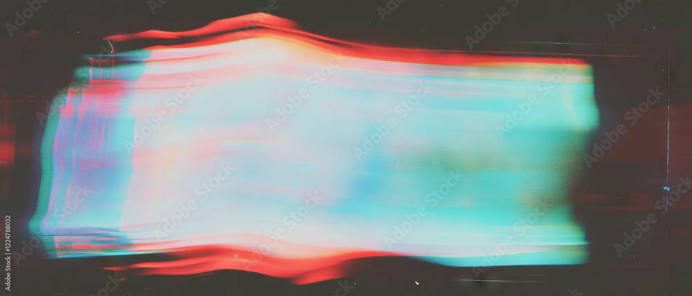 Dramatic overlay texture of an analog TV screen with magnetic ...