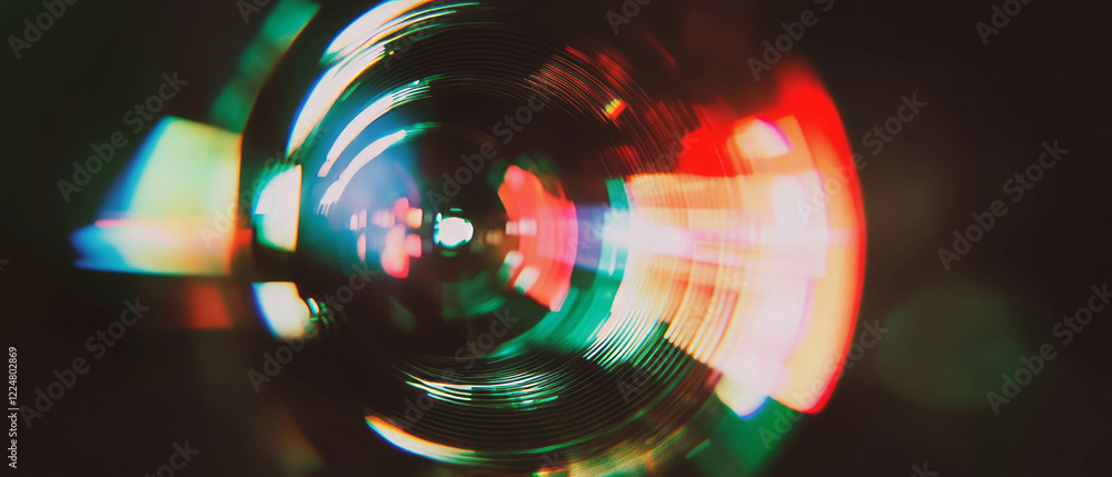 Dusty lens overlay texture with bright light spots and vintage ...