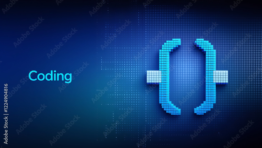 ภาพประกอบ Stock Coding and Programming Concept: Digital Innovation in ...