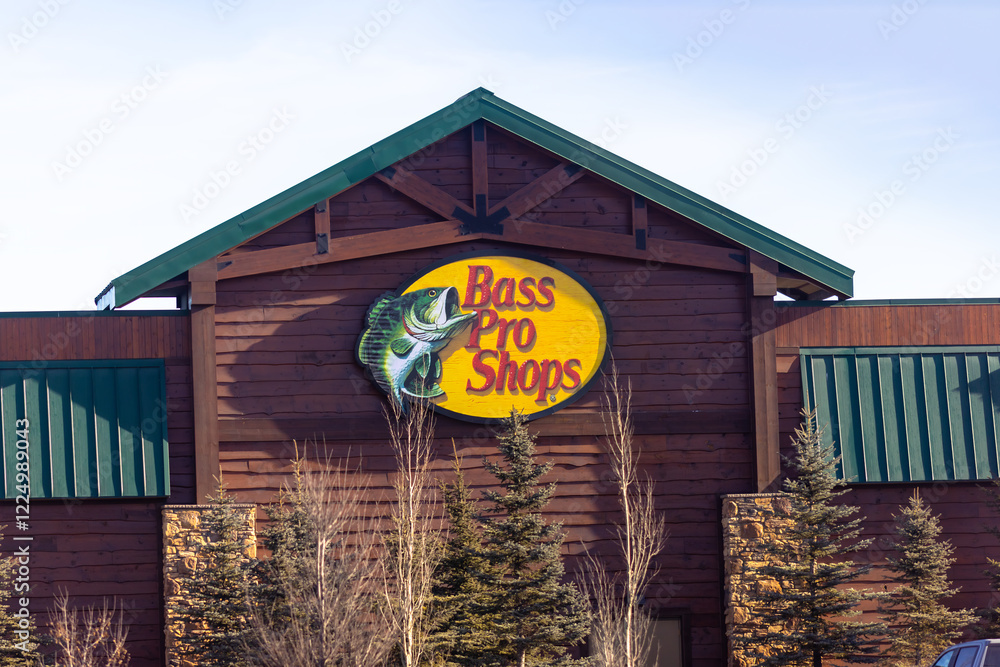 Calgary, Alberta, Canada. Jan 27, 2025. A Bass Pro Shops store with its ...