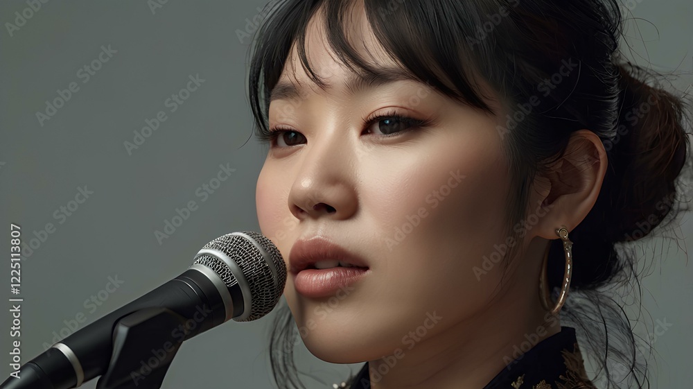 K-Pop Star Asian Singer Music Performance Entertainment Stock ...