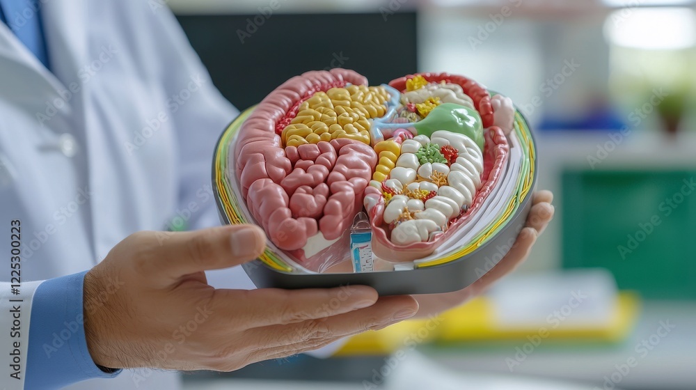 Detailed Anatomical Model of Human Digestive System for Educational ...