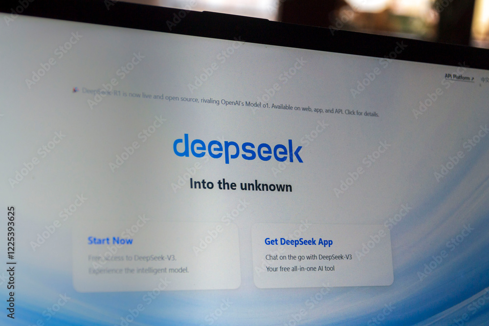 Chinese artificial intelligence company Hangzhou DeepSeek open-source large language models app ...