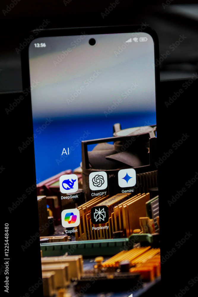 Various Artificial Intelligence mobile apps, DeepSeek open-source large ...