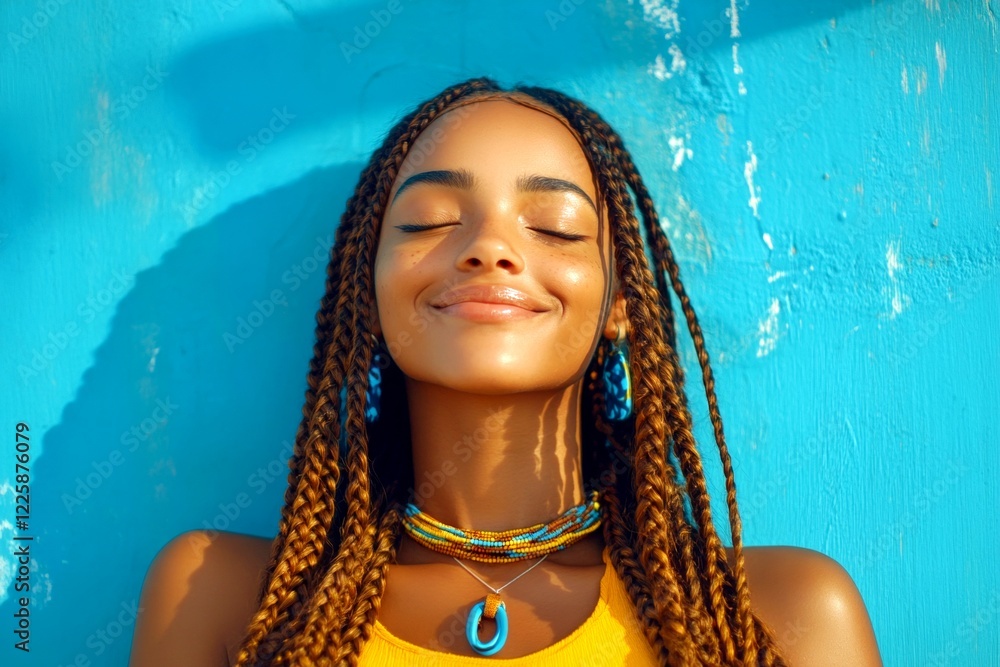 Long coiffure - braids hair. Commercial commercial creative. Pretty ...