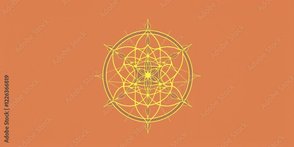 Sacred geometry symbols including flower of life, metatron's cube ...
