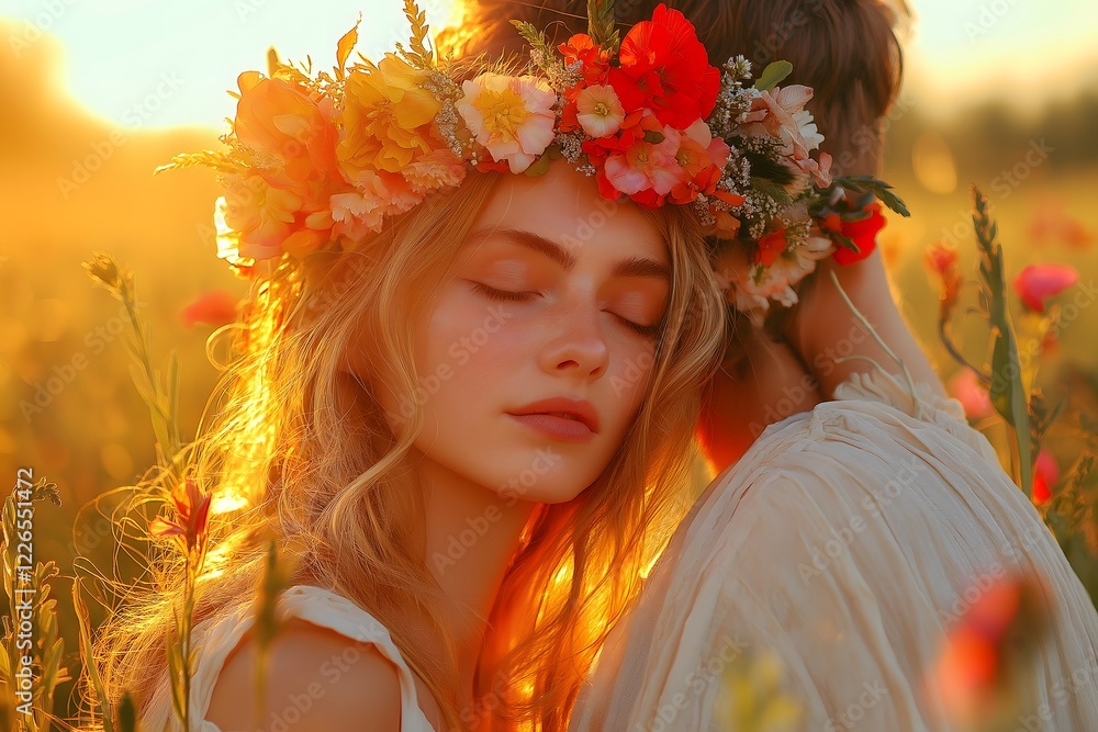 Valentine, classic and wife: Timeless couple portrait, wife wearing a ...