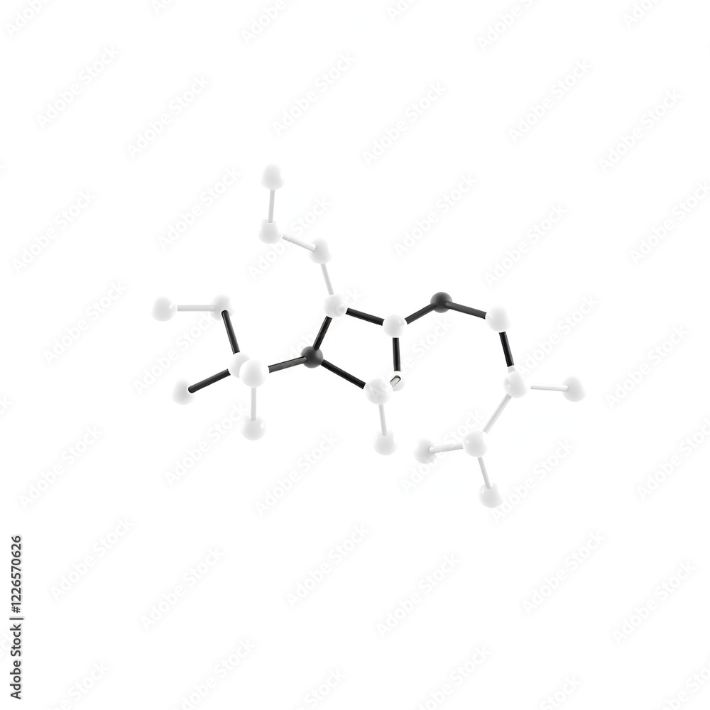 3D image of Octenidine dihydrochloride skeletal formula - molecular ...