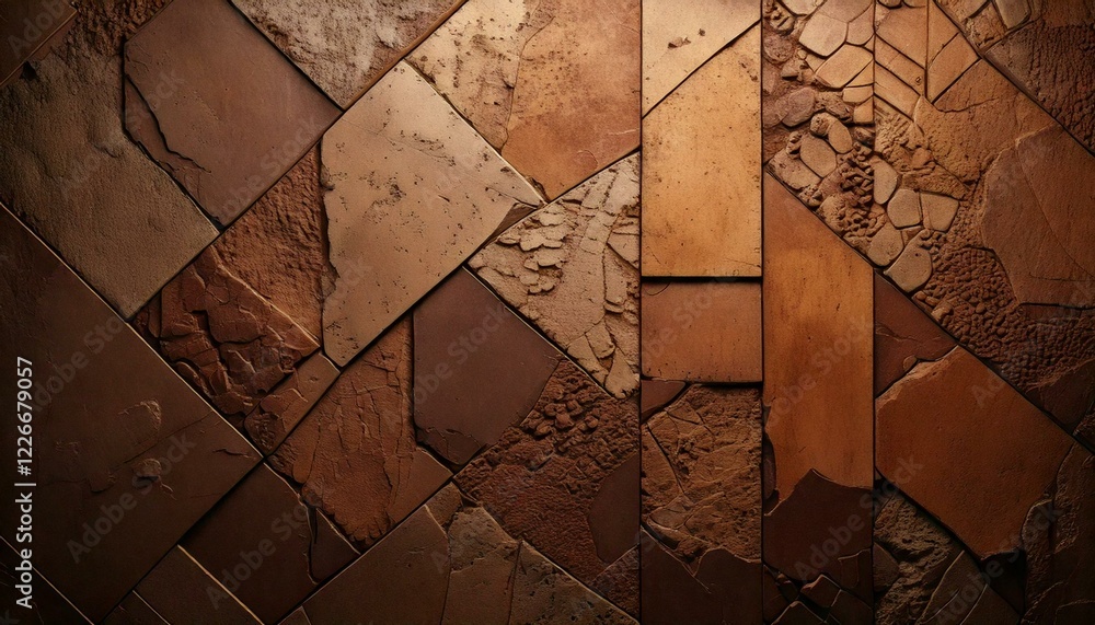 geometric concrete design mood board with concrete tiles color palette ...