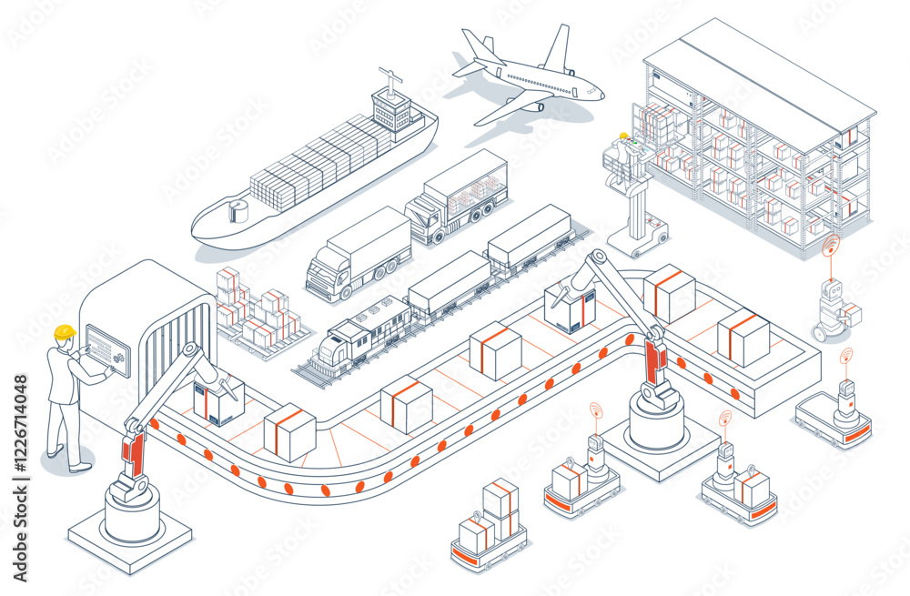 AGV (Automated Guided Vehicles) integrate into global logistics ...
