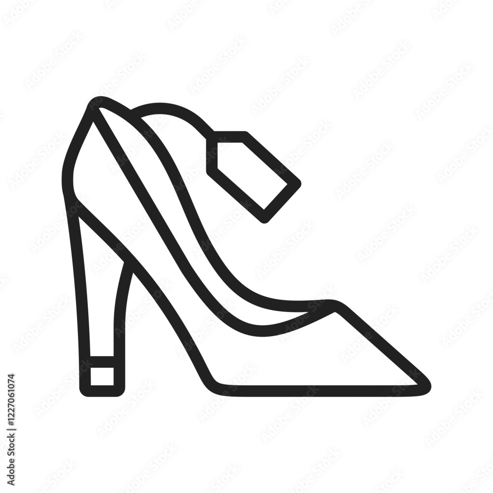 Shoe Shopping icon vector image. Suitable for mobile apps, web apps and ...