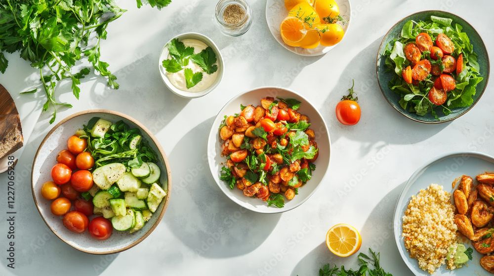 Weekly meal planner, vector timetable, week food plan organizer with ...