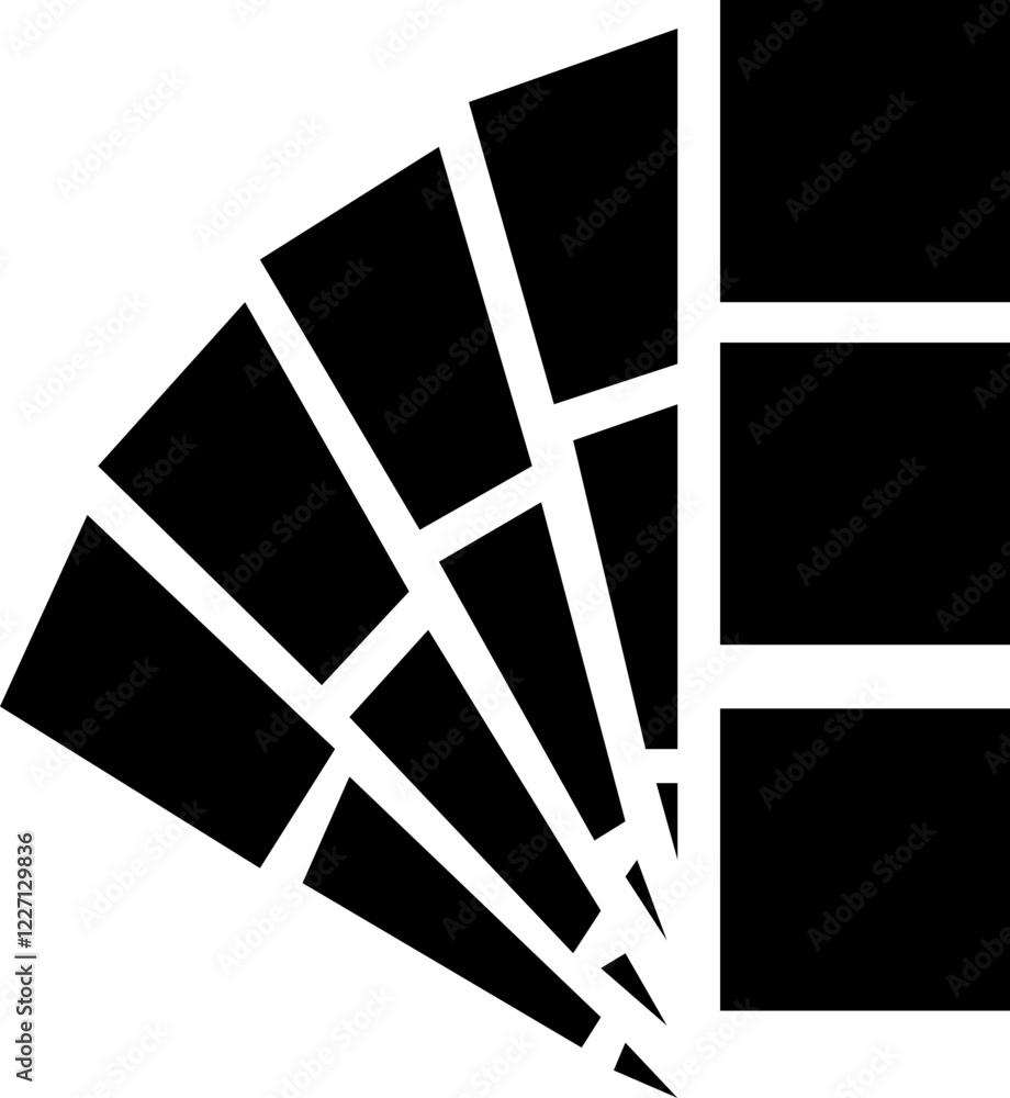 Stock-Vektorgrafik „pantone icon . Printing signs. vector graphic ...