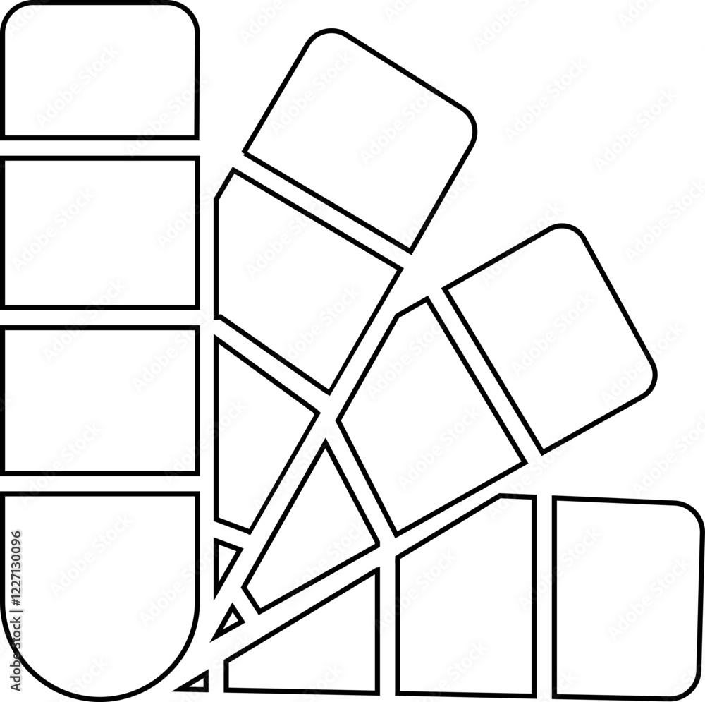 pantone icon . Printing signs. vector graphic design elements, isolated ...