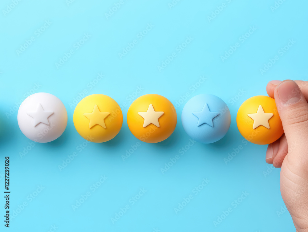 Survey on customer satisfaction with creative stress balls bright blue ...