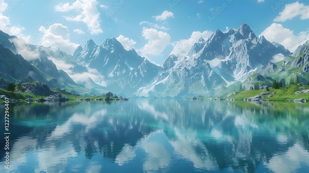 Mountains are majestic landforms that rise high above the surrounding ...