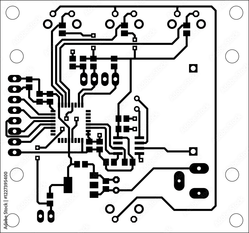 Tracing conductors of printed circuit board of electronic device ...