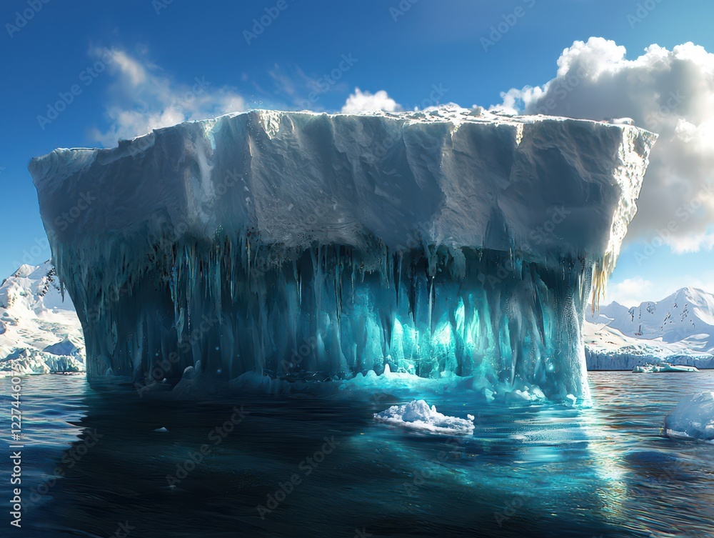 An iceberg with a tiny visible tip, hiding a labyrinth of risks beneath ...