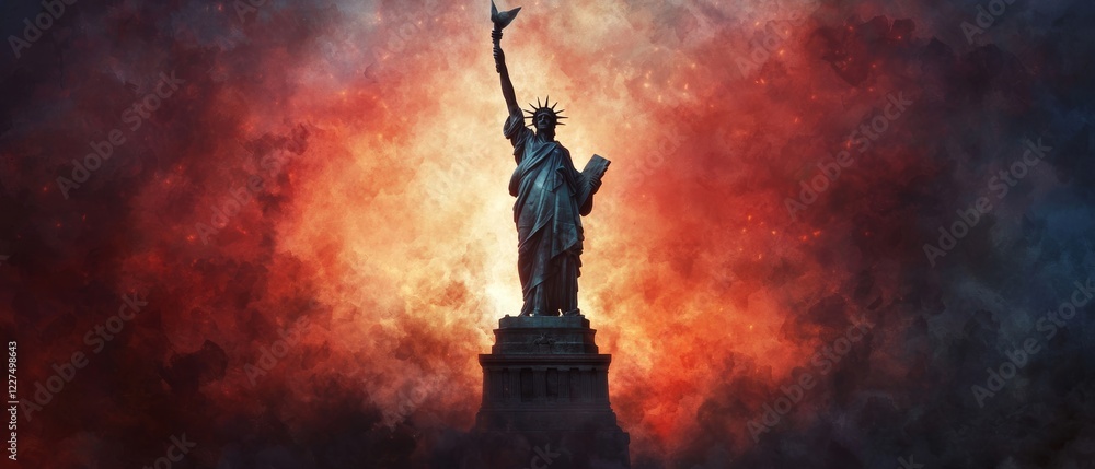 Victory scene from Independence Day history showing iconic symbols ...