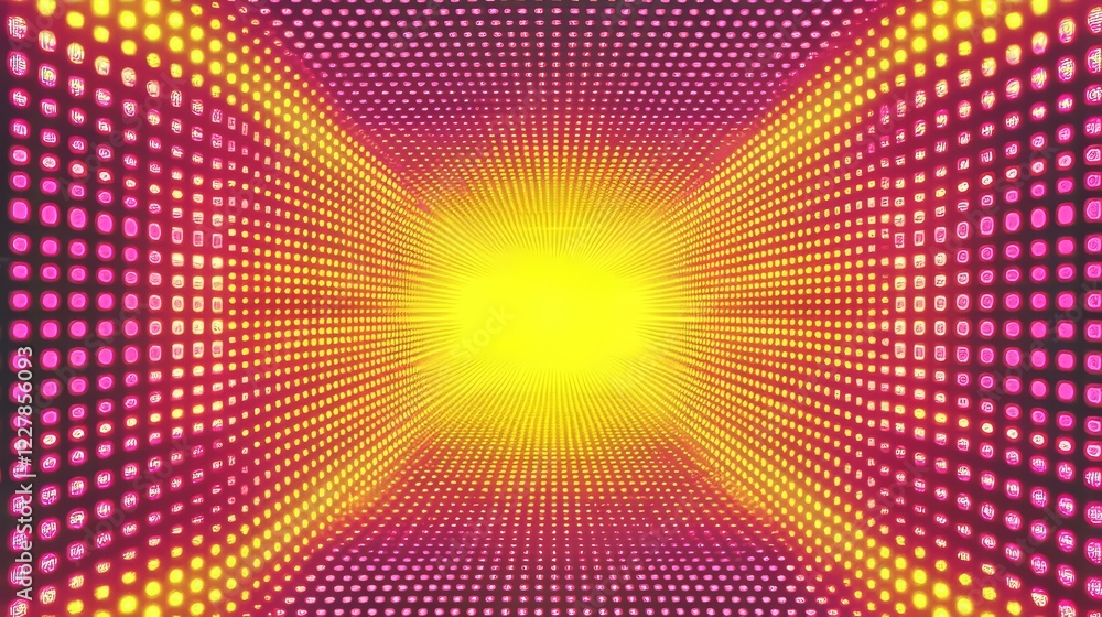 Realistic LED screen texture pattern. Vector illustration of large LCD ...
