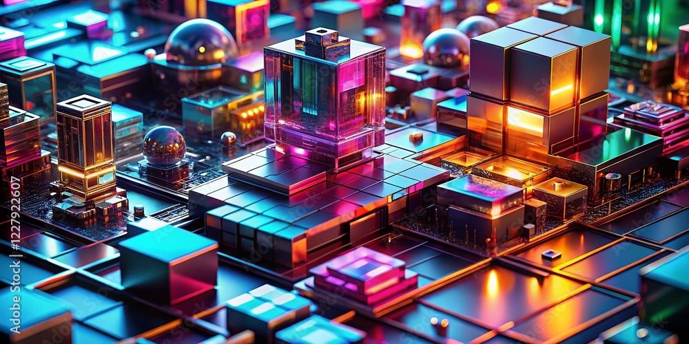 Futuristic Pixel Art Textures: High-Resolution Digital Backgrounds for ...