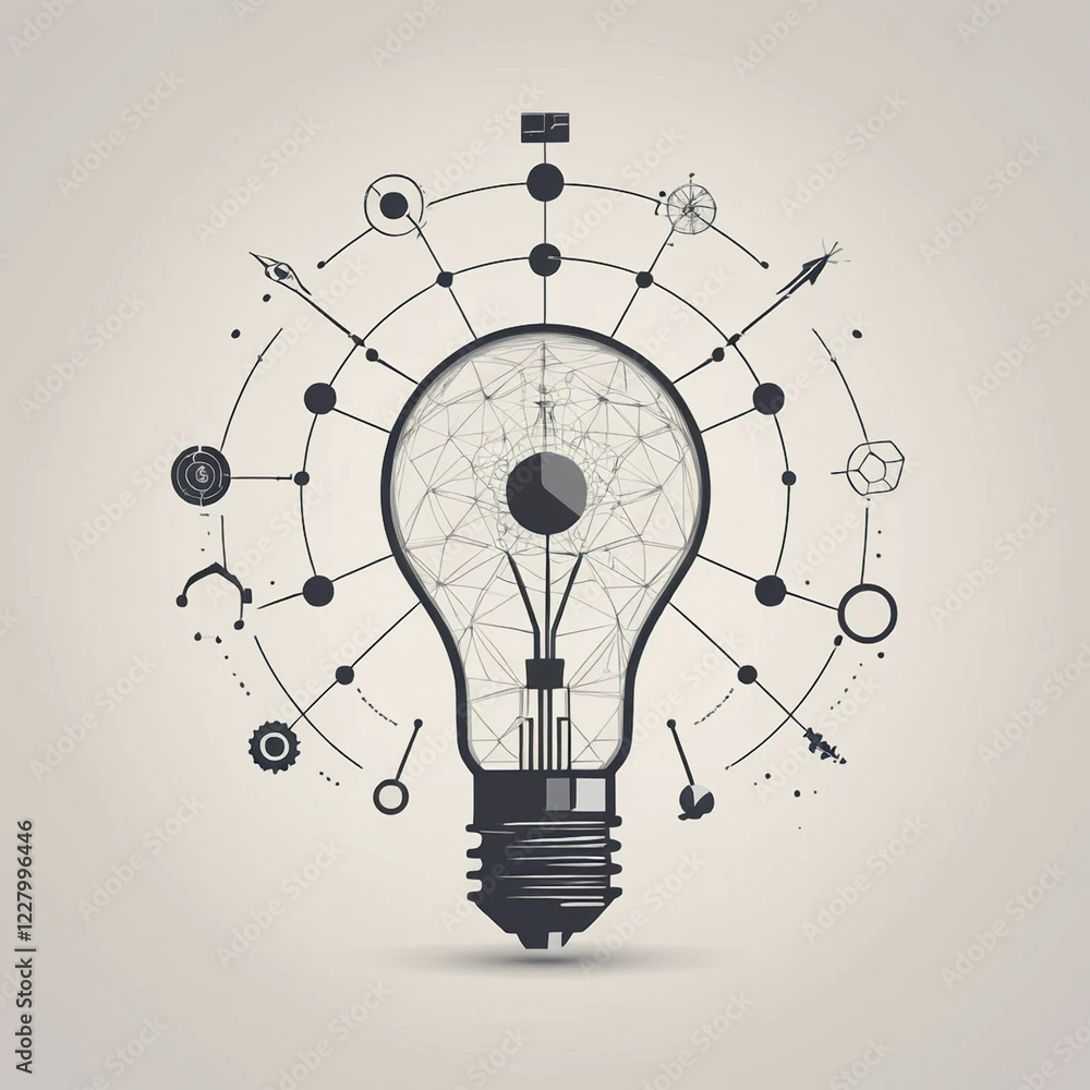 Idea generation, thinking process, creativity, innovation, intellect ...