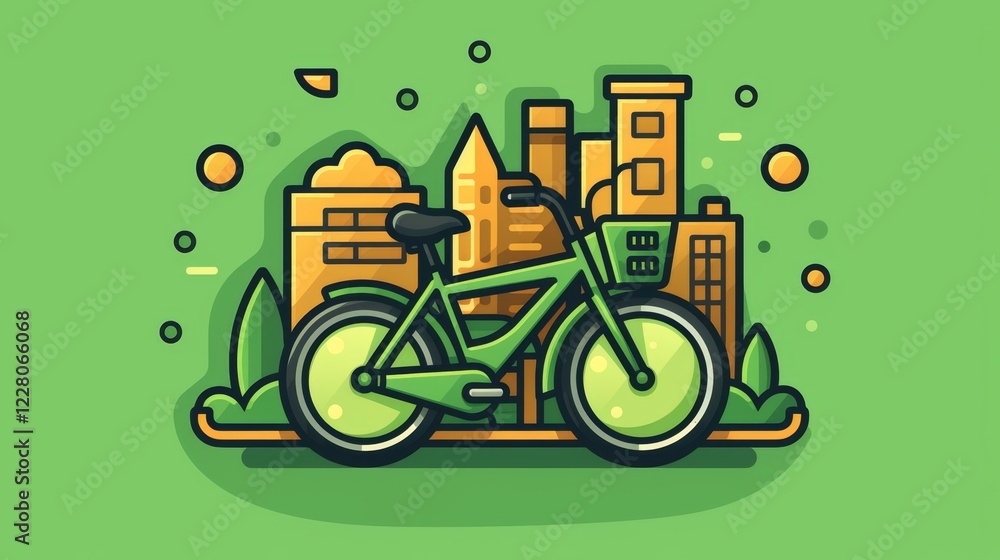 Visual map representation connecting starting point and destination ...