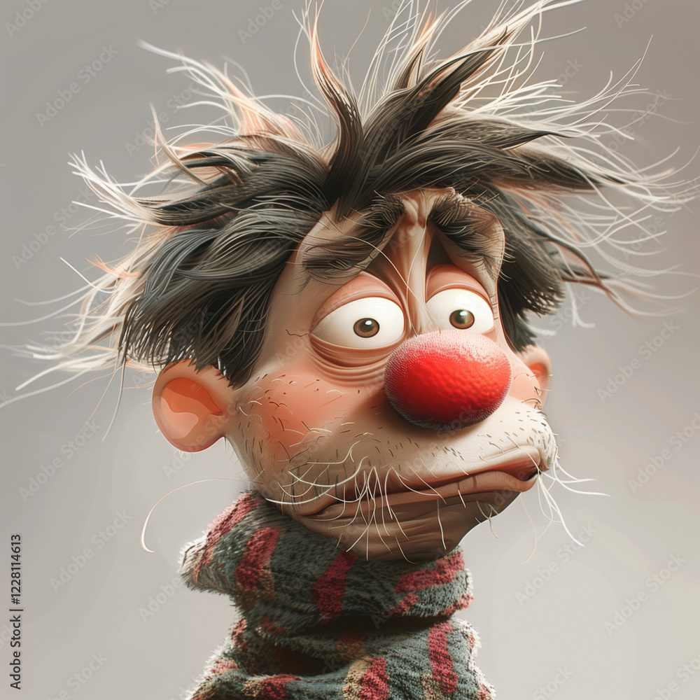 Symbolic vector artwork of a person battling sickness. A conceptual ...