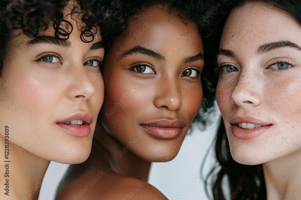 Embrace and honor the rich natural beauty of women through confident and elegant multicultural ...