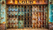 Grunge Vintage Liquor Store Sign Free Stock Photo - Public Domain Pictures