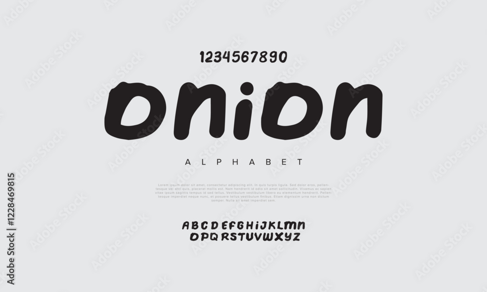 Onion font Calligraphy Logotype Script Brush Font Type Font lettering handwritten Stock Vector ...