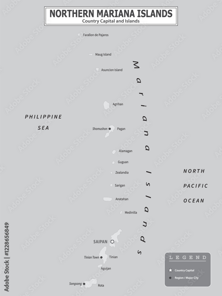 Australian Countries Geography Political map. Political map of country ...