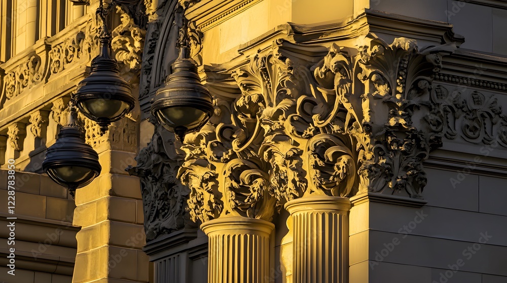 Historic courthouse building facade showcasing classic architecture and ...