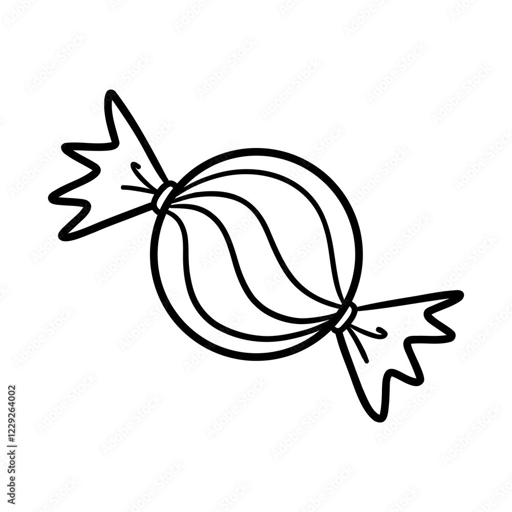 Simple illustrated outline of Valentine's Day candies. | Design a basic ...