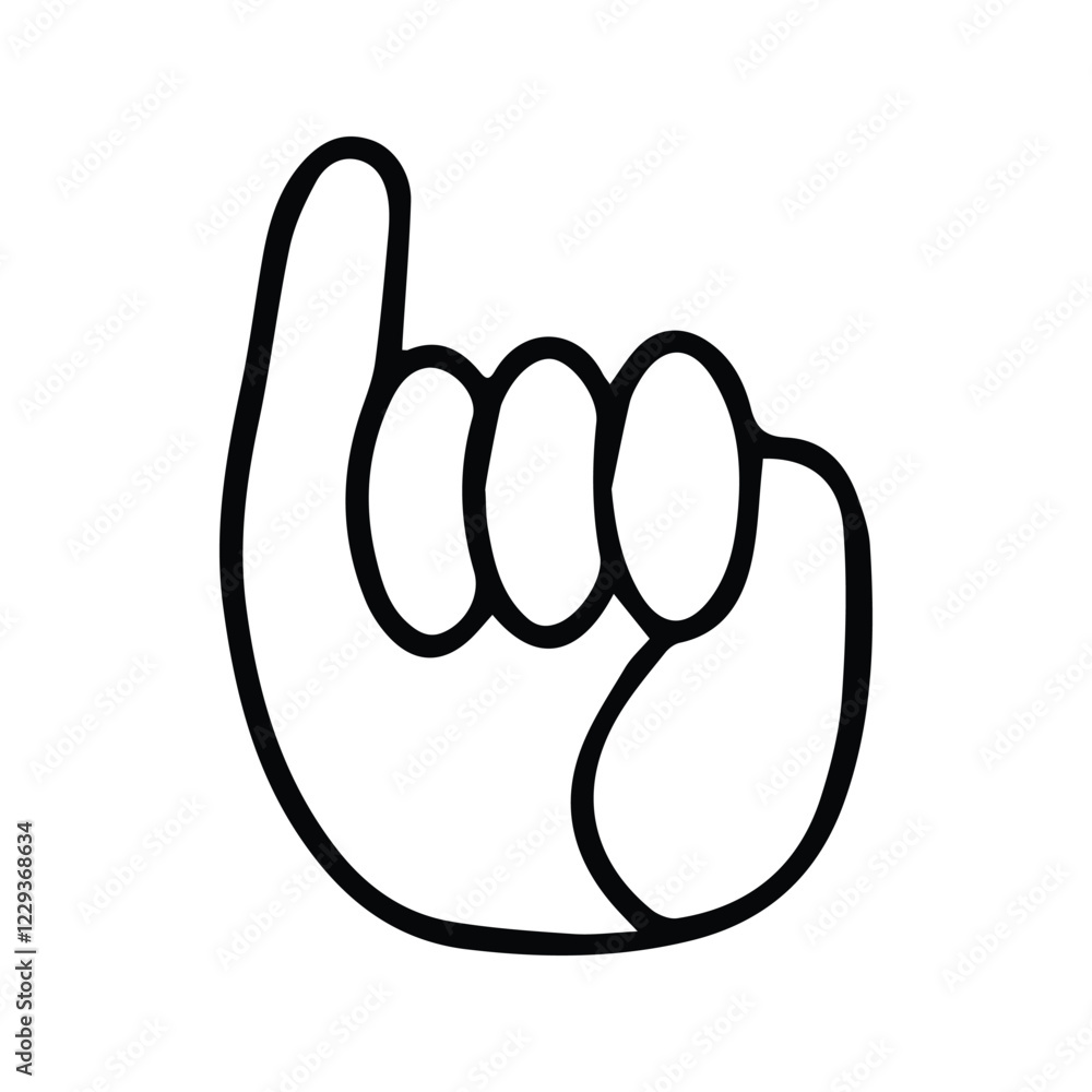 Little Finger Icon. Promise Hand Gesture. A promise of friendship ...