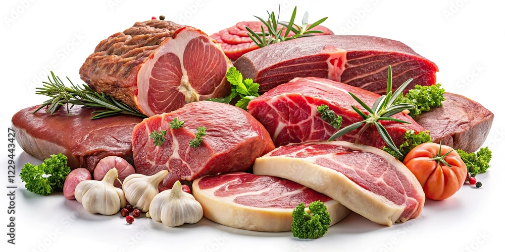 Isolated Meat Cuts, Gourmet Meat Photography, High-Quality Meat Images ...