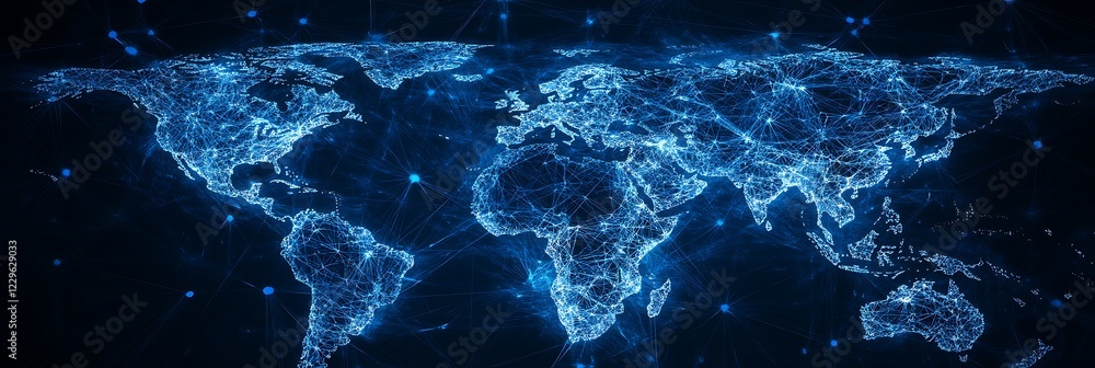 A Comprehensive Global Map Highlighting Key Outsourcing Hubs and ...