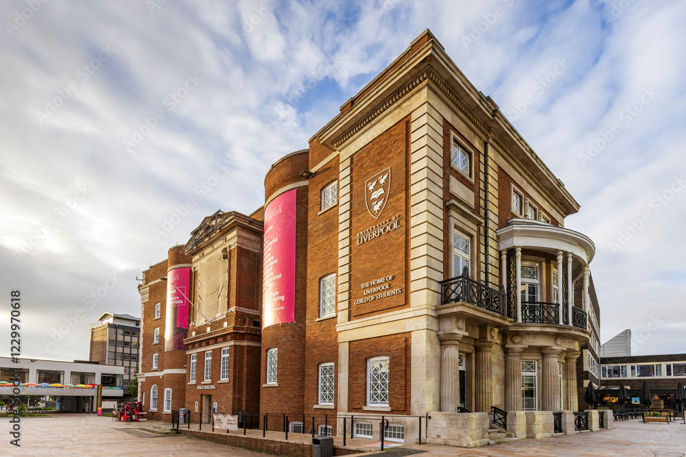 University of Liverpool Guild of Students Reilly Building, Brownlow Hill, Liverpool Stock Photo ...