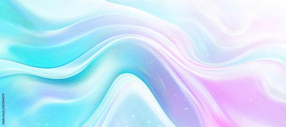 Abstract background with white lines and light blue color, banner ...
