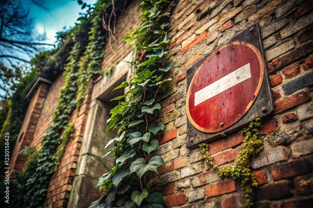 Forbidden Access: Urban Exploration Photography Featuring a French "No ...