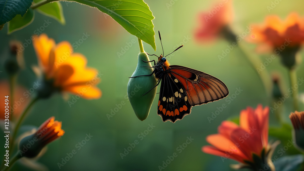 Witness the Miraculous Transformation of a Cecropia Moth in a Flower ...